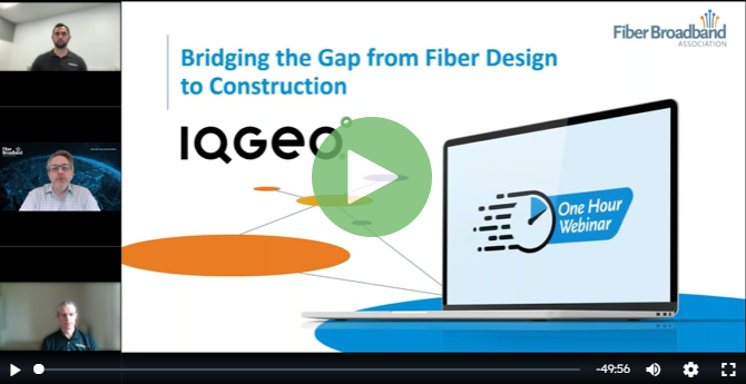 Bridging the gap from fiber design to construction | IQGeo